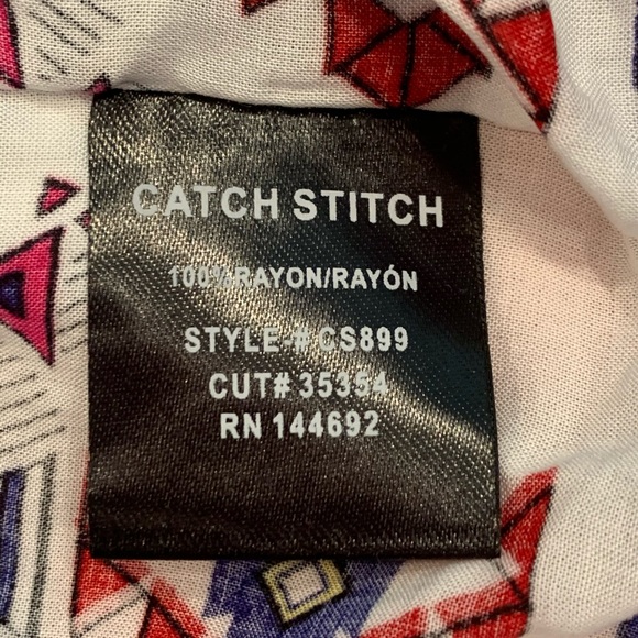 Catch Stitch | Tops | Catch Stitch Boho Blouse | Poshmark